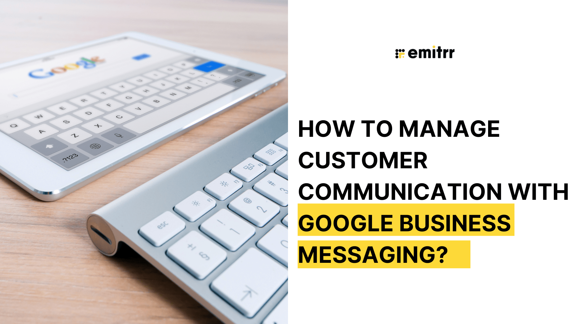 Google business messaging guide | 2022 | Emitrr