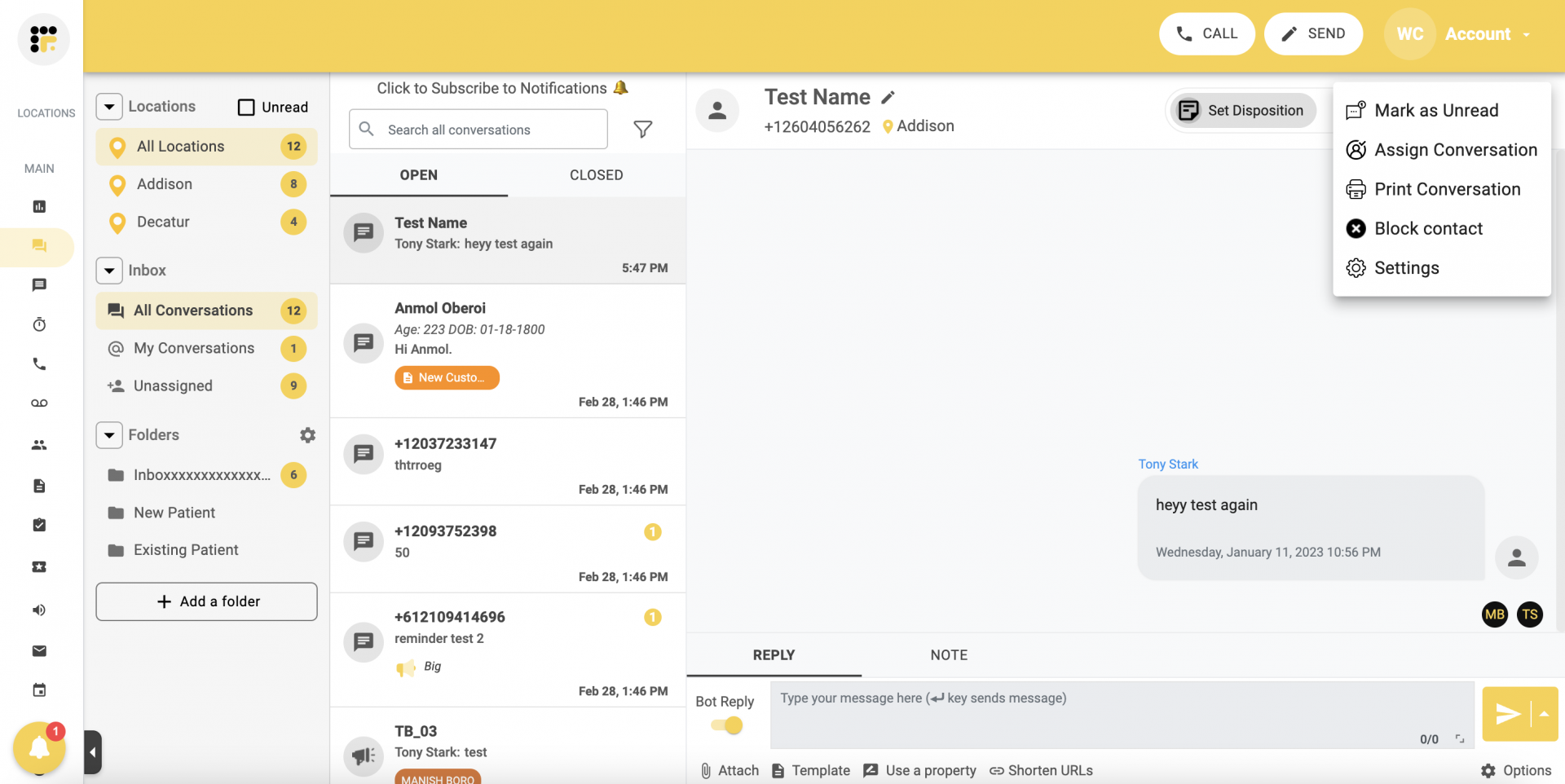 How to Text From a Landline?