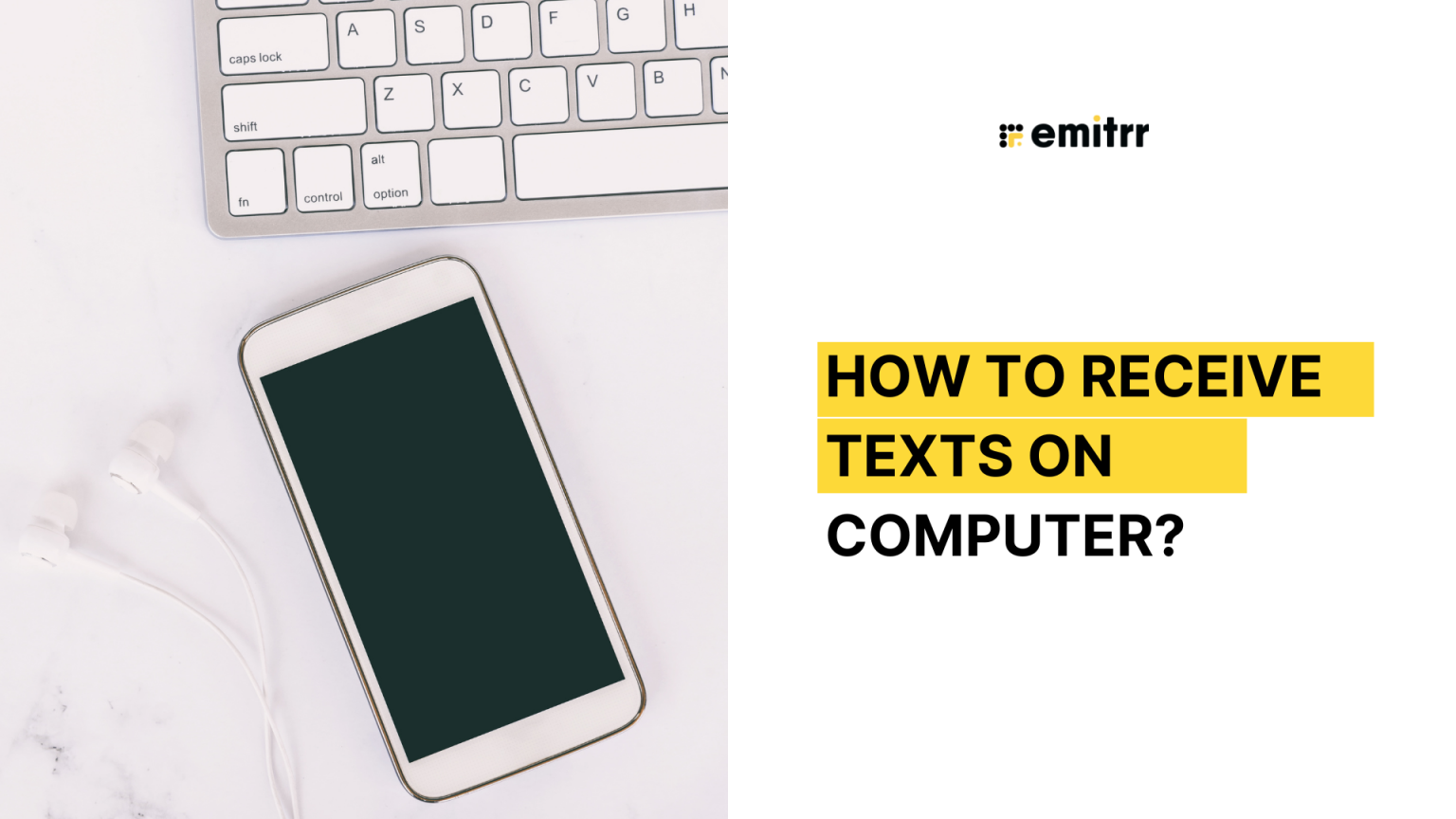 How To Receive Texts On Computer