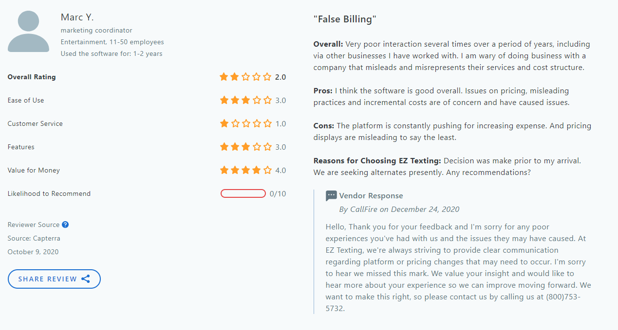 TextMagic Alternative: Compare Features, Pricing, Pros & Cons