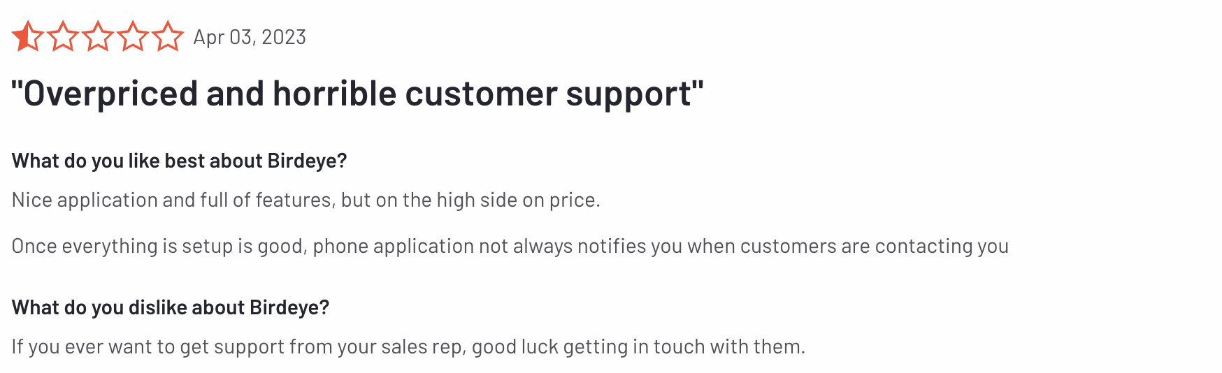 Birdeye Alternative: Compare Features, Pricing, Pros & Cons