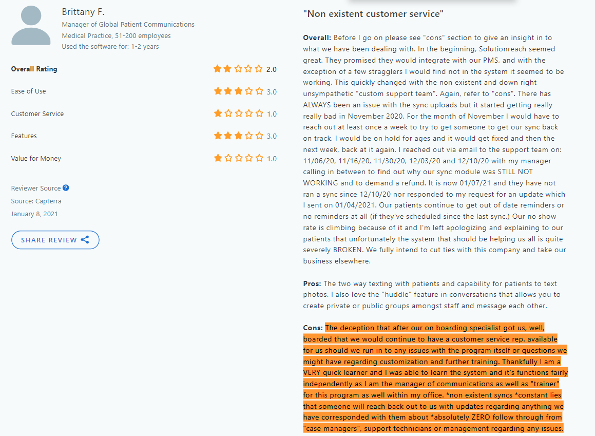 Solutionreach Alternative: Compare Pricing, Features & More