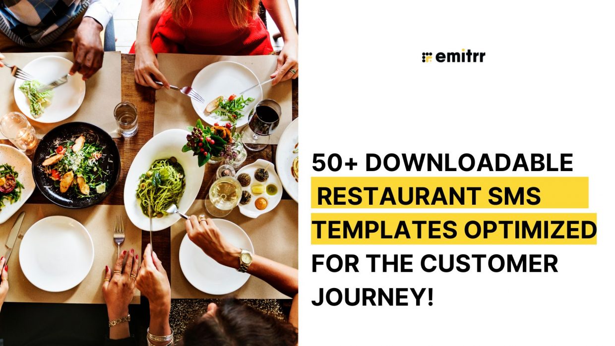 50+ Ready to Use Restaurant SMS Templates | Emitrr