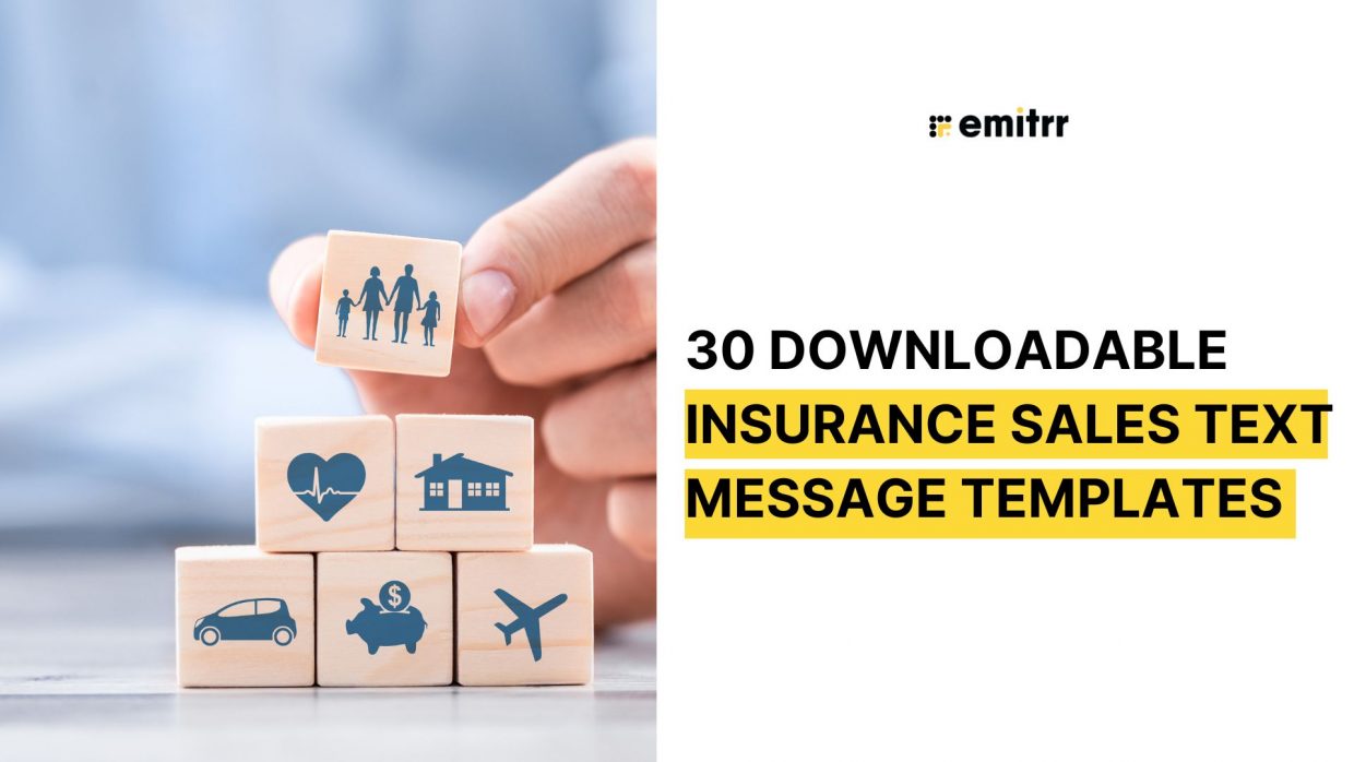 30 Downloadable Insurance Sales Text Message Templates - Emitrr