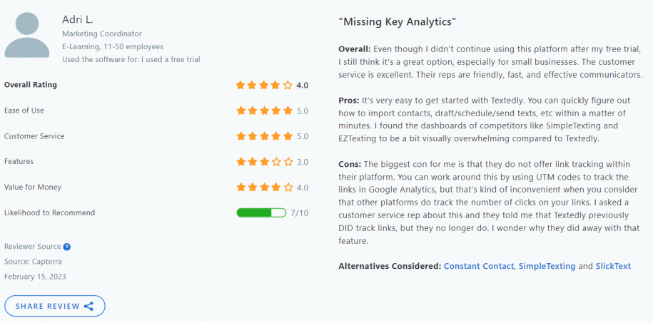 Textedly vs SlickText: Choose the Right Text Messaging Platform for ...