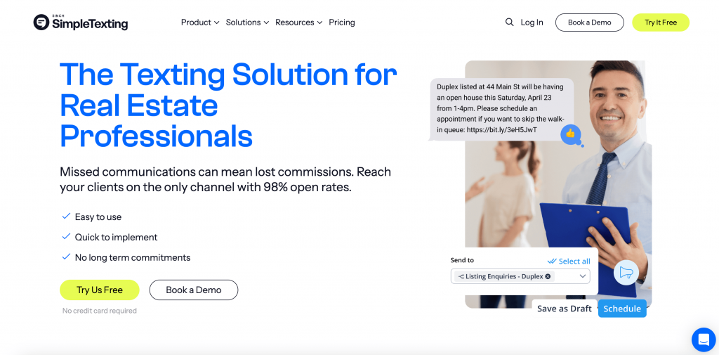 Top 8 Real Estate Text Messaging Services For Your Business