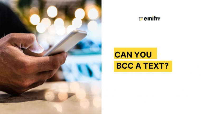 Can you bcc a text message? Business guide to BCC texting