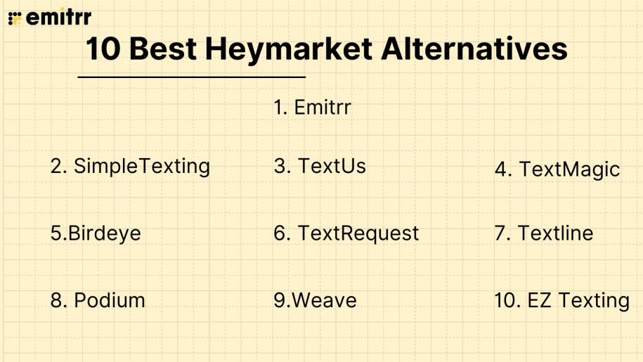 10 Best Heymarket Alternatives For Businesses