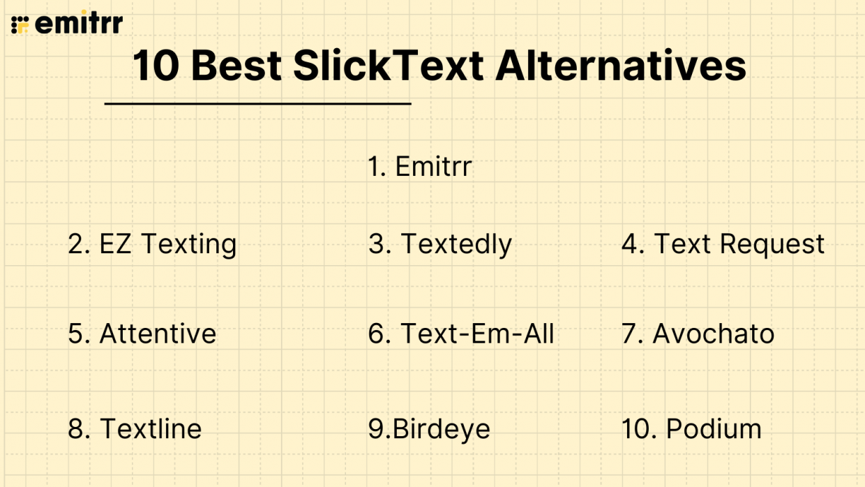 10 Best SlickText Alternatives for Your Business
