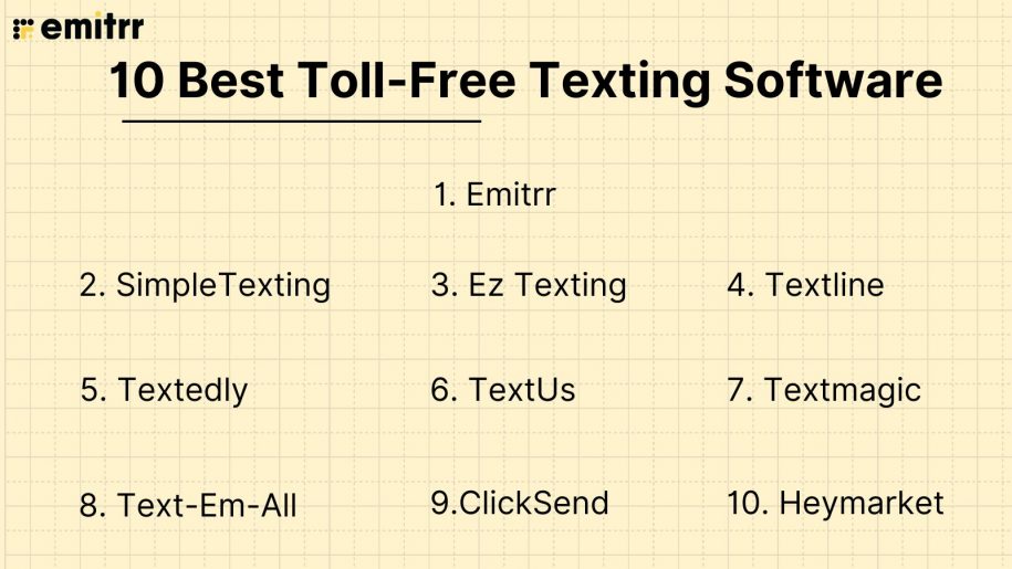 Toll-Free Texting: Benefits, Use Cases & Best Services