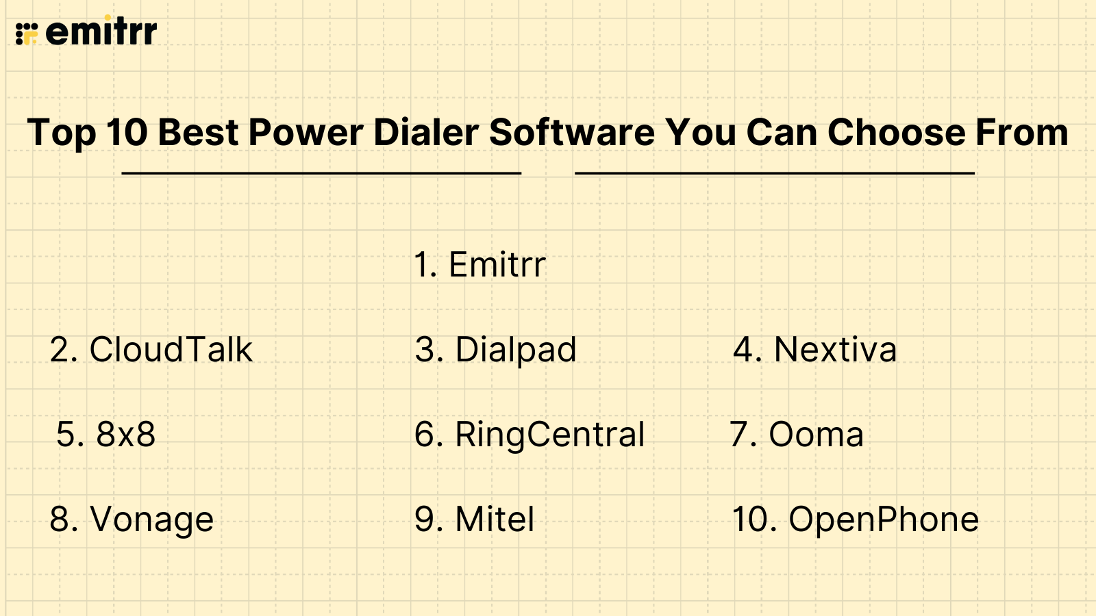 10 Best Power Dialer Software For Your Business