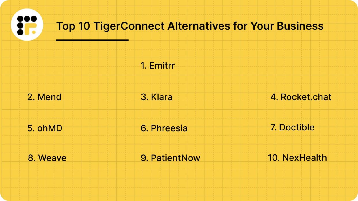 Top 10 TigerConnect Alternatives For Your Business