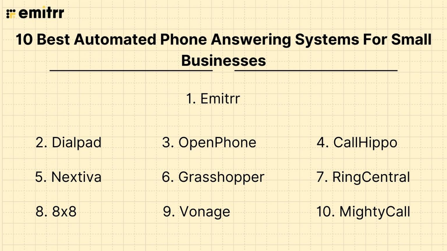 10 Best Automated Phone Answering Systems For Small Businesses