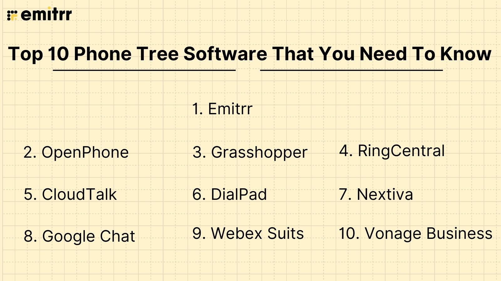 Top 10 Phone Tree Software That You Need To Know