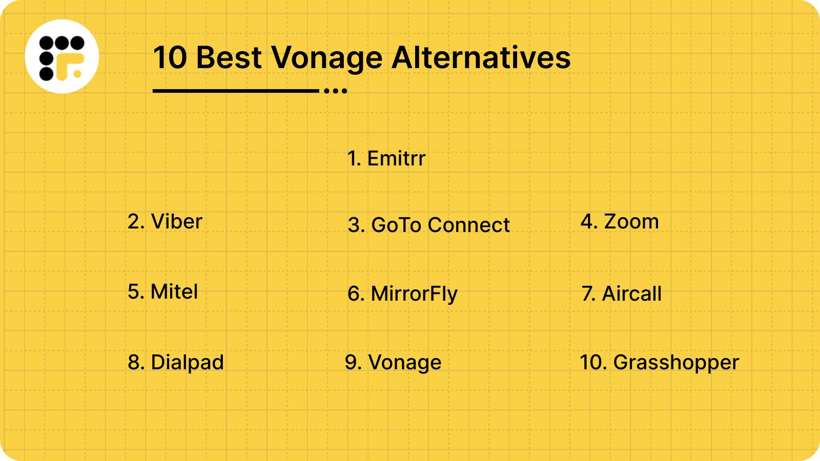 Top 10 Vonage Alternatives For Your Business