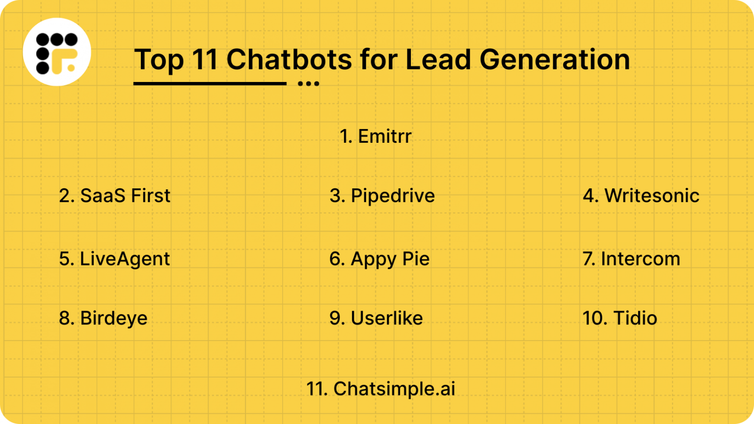 Top 11 AI Chatbots for Lead Generation