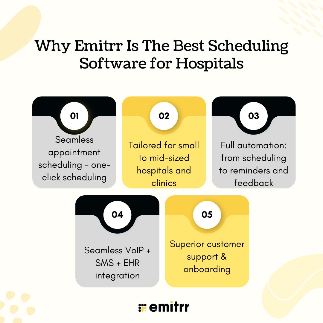 10 Best Online Scheduling Software for Hospitals