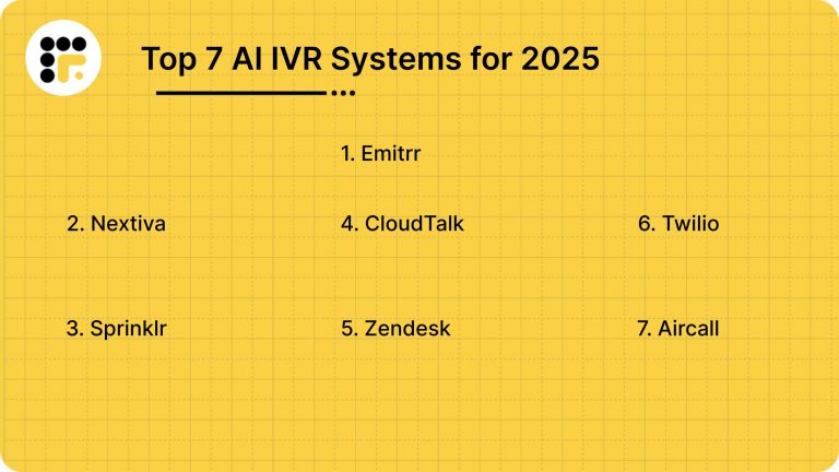 Top 7 AI IVR Systems for 2025