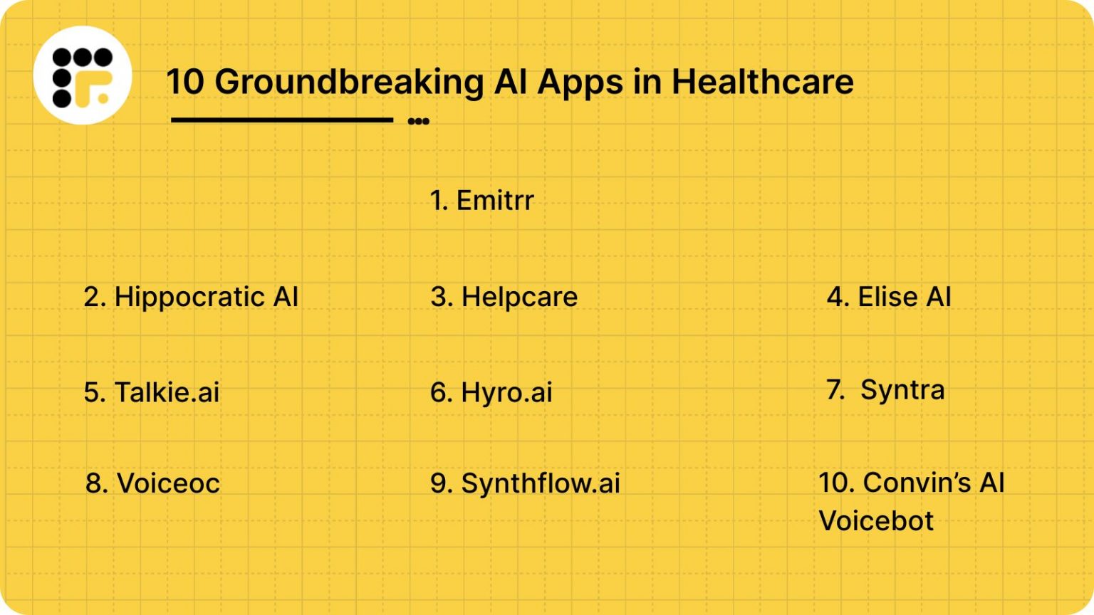10 Groundbreaking AI Apps in Healthcare [2025]