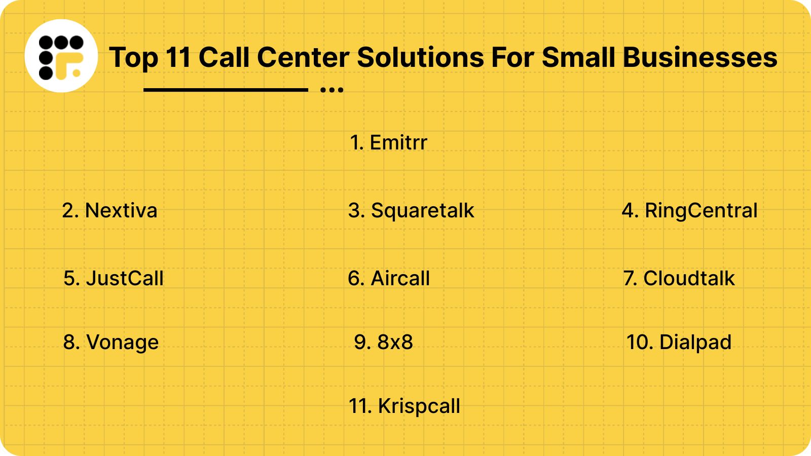 Top 11 Call Center Solutions For Small Businesses