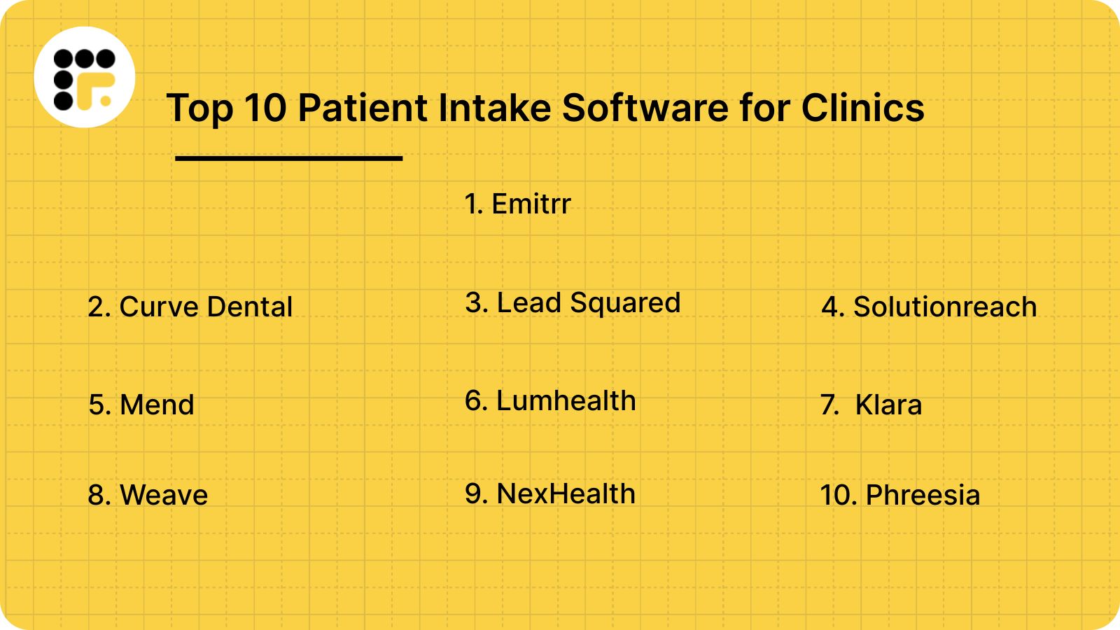 10 Best Patient Intake Software in 2025
