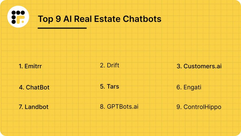 Top 9 AI Real Estate Chatbots that are Worth the Hype