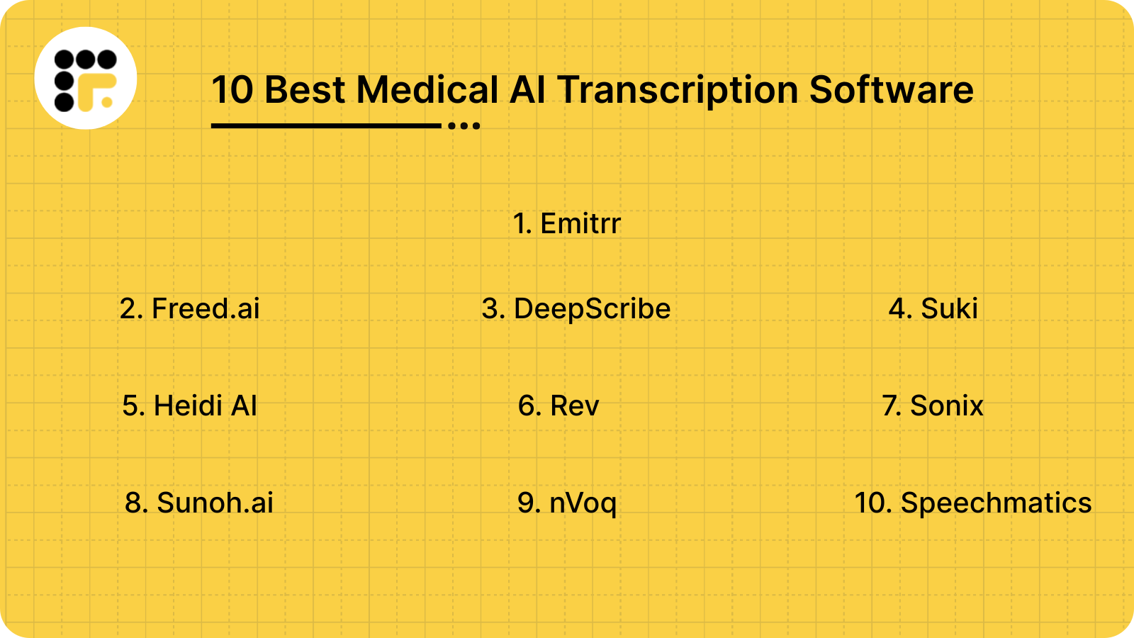 10 Best AI Medical Transcription Software Worth Your Attention
